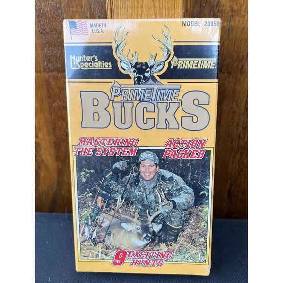 Media | Primetime Bucks Roy Allison Mark Potts Vhs 9 Hunts Hunting 2056 ...